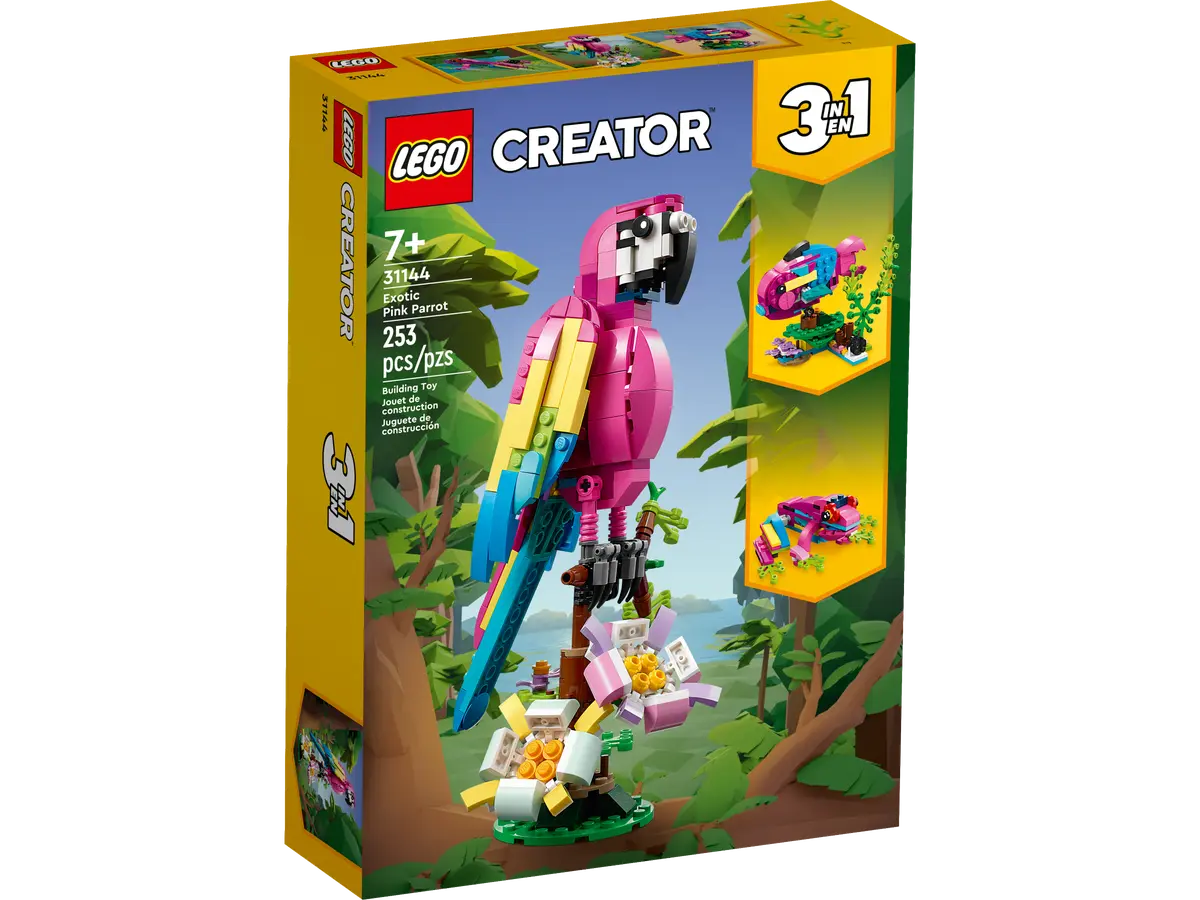 Exotic Pink Parrot – Dreamworld LEGO Store