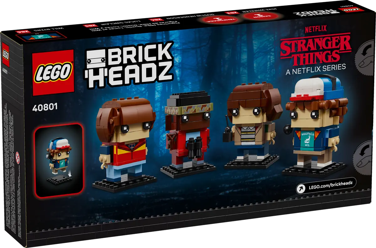 Mike, Dustin, Lucas and Will Figures – Dreamworld LEGO Store