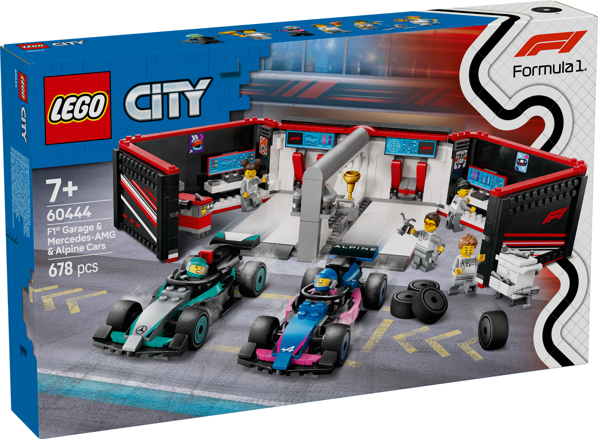 F1® Garage & Mercedes-AMG & Alpine Cars – Dreamworld LEGO Store