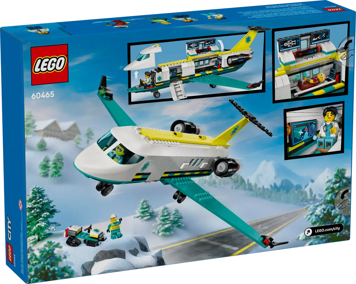 Emergency Air Ambulance Airplane – Dreamworld LEGO Store