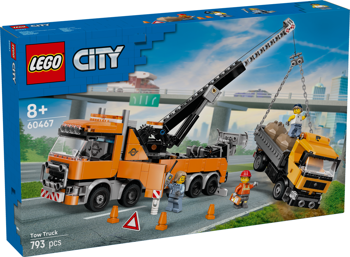Heavy-Duty Recovery Tow Truck with Crane – Dreamworld LEGO Store