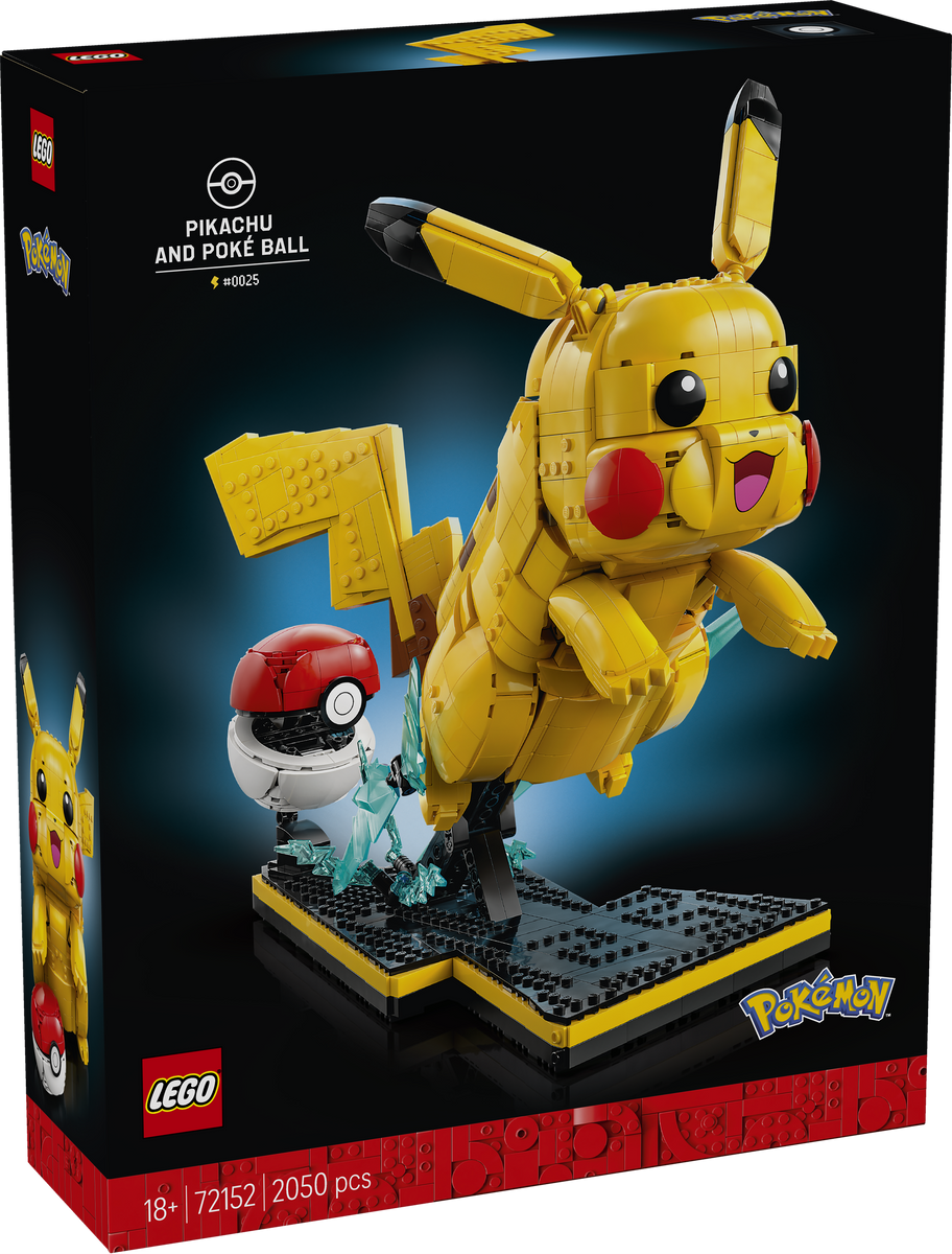 Pikachu and Poké Ball – Dreamworld LEGO Store