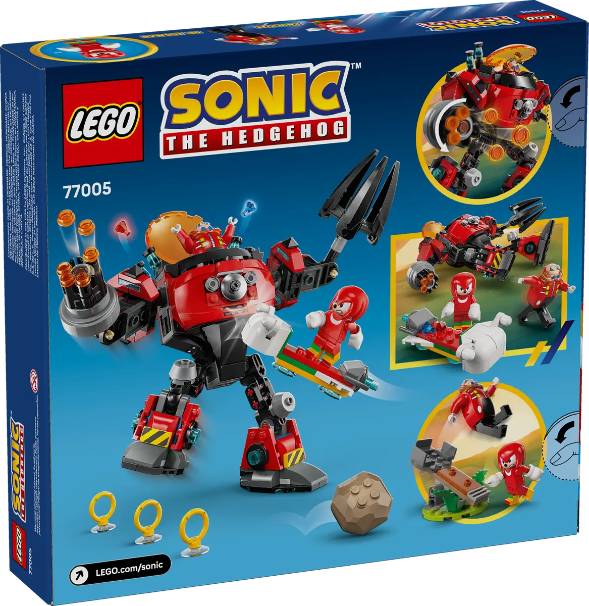 Knuckles vs. Dr. Eggman Egg Crusher Mech – Dreamworld LEGO Store